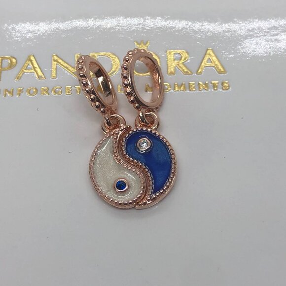 Pandora | Jewelry | Pandora Splittable Yin Yang Sparkling Dangle Charm ...